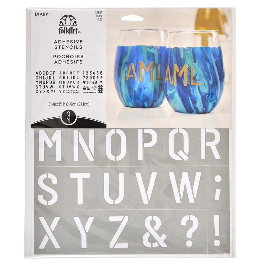 Block Stencils 8.5"x9.5"– Artec