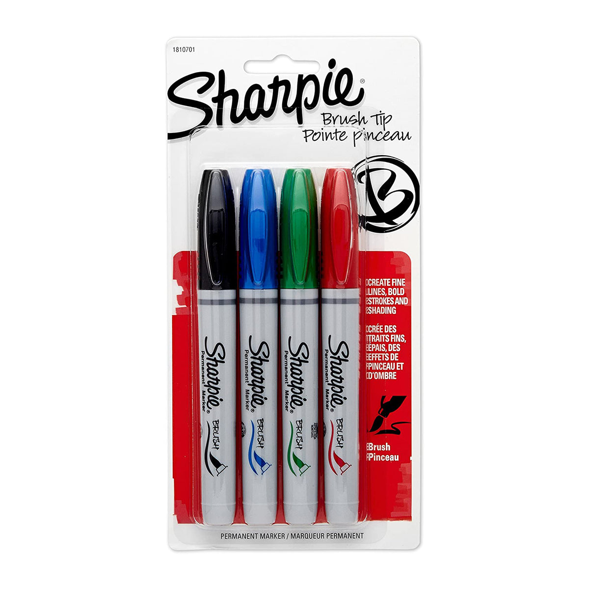 Sharpie Brush Tip Permanent Marker (set 4)– Artec